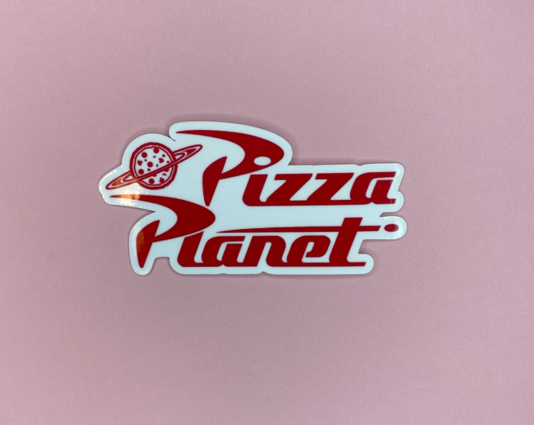 Pizza Planet Sticker Toy Story Sticker Waterproof Vinyl Sticker - Etsy