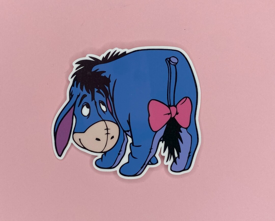 Eeyore Sticker Winnie the Pooh Sticker Waterproof Vinyl Sticker - Etsy