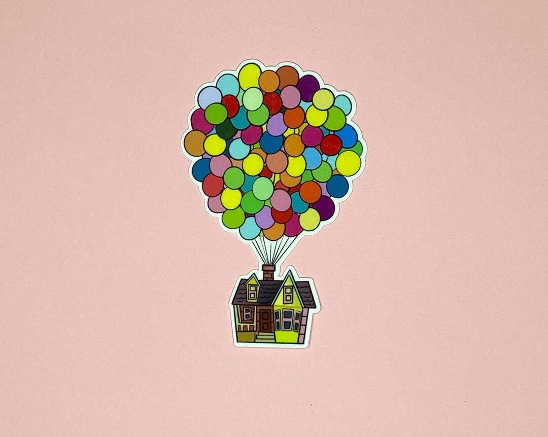Up House Sticker Inside Out Up up House With Balloons Water - Etsy