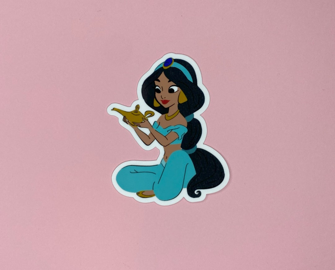 Jasmine Sticker Aladdin Sticker Waterproof Vinyl Sticker - Etsy