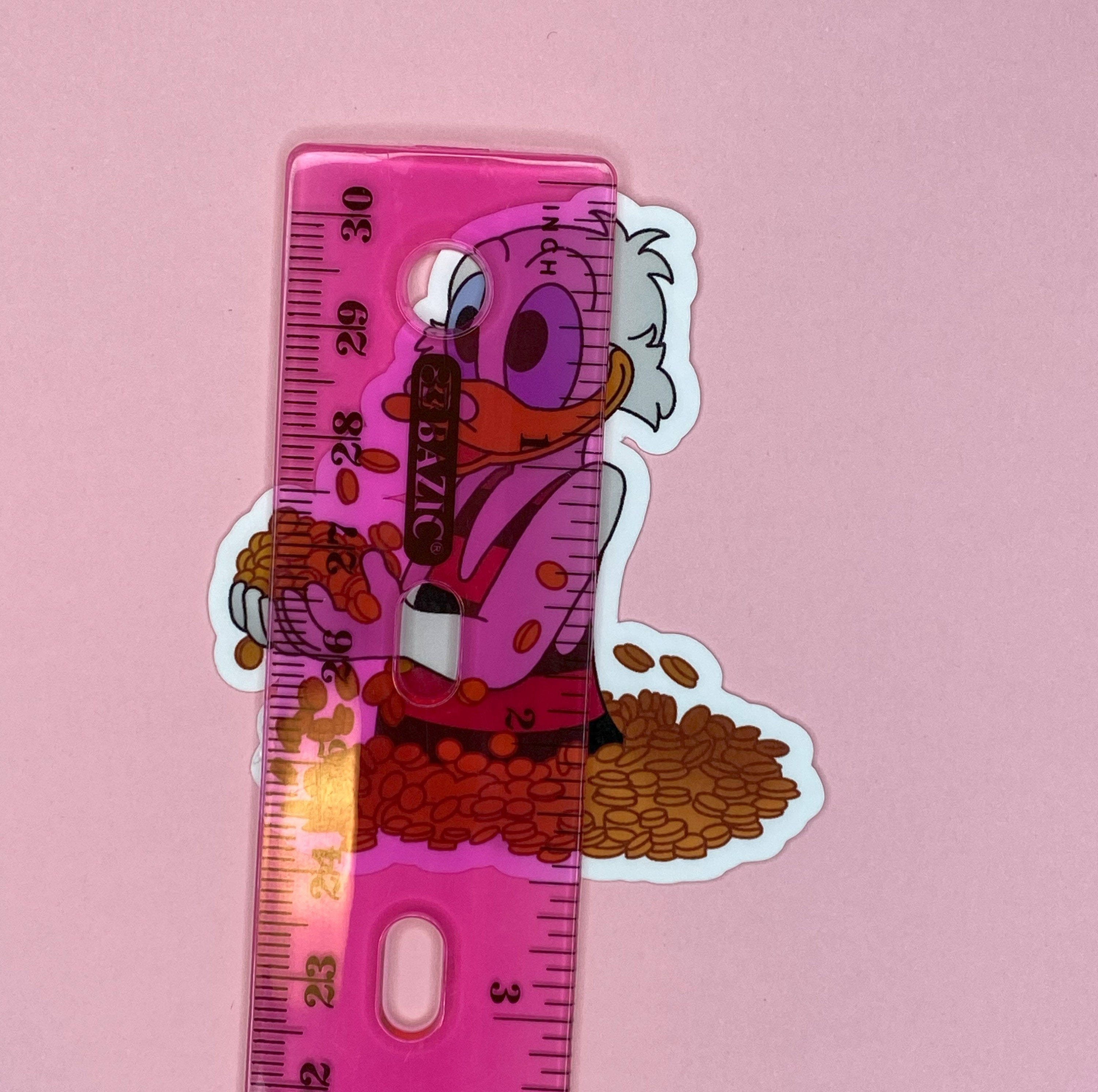 Scrooge Mcduck Waterproof Vinyl Sticker Water Bottle Sticker - Etsy