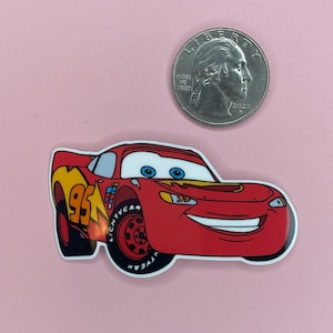 Lightning Mcqueen Sticker Cars Sticker Waterproof Vinyl Sticker - Etsy