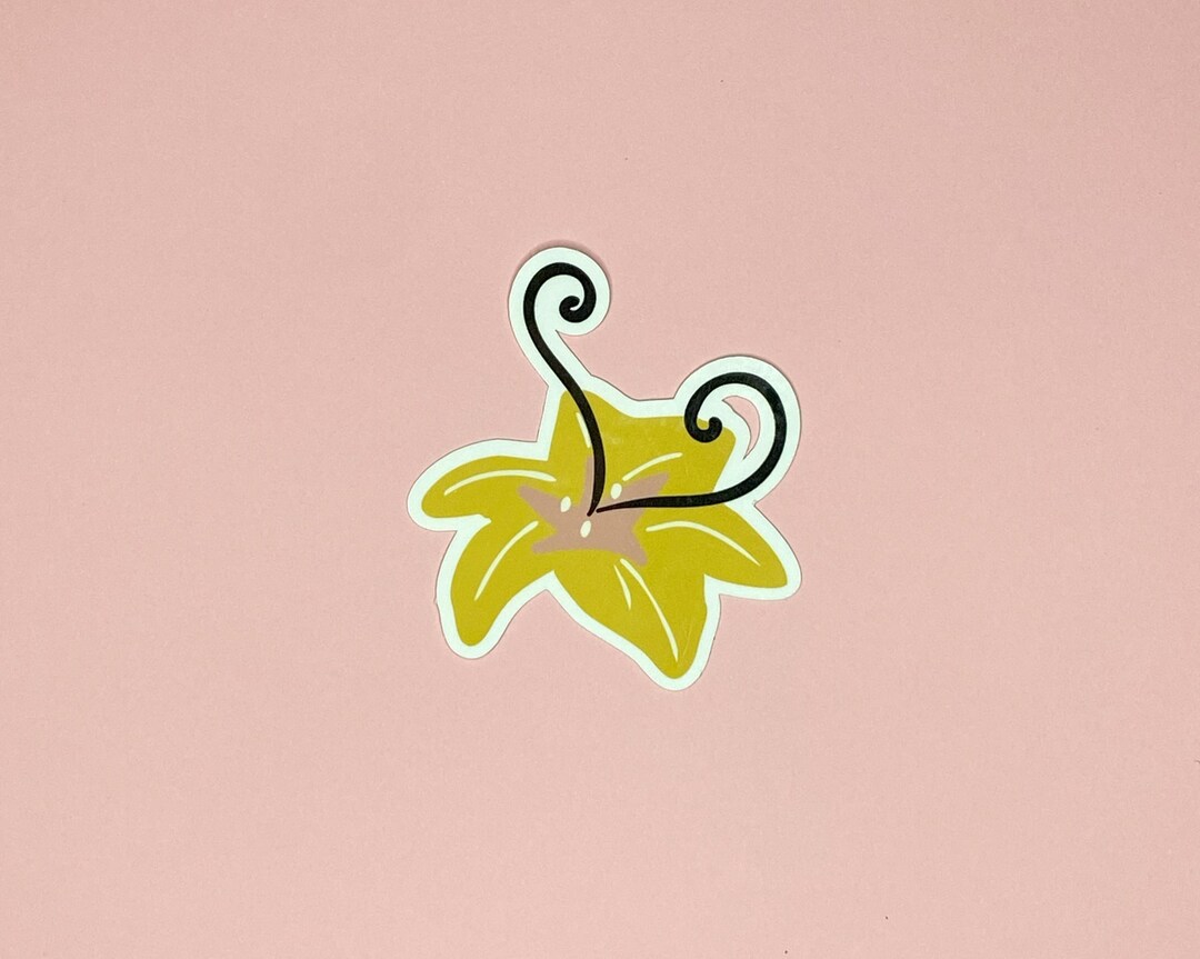 Tangled Sundrop Flower Sticker Tangled Sticker Waterproof Vinyl Sticker ...