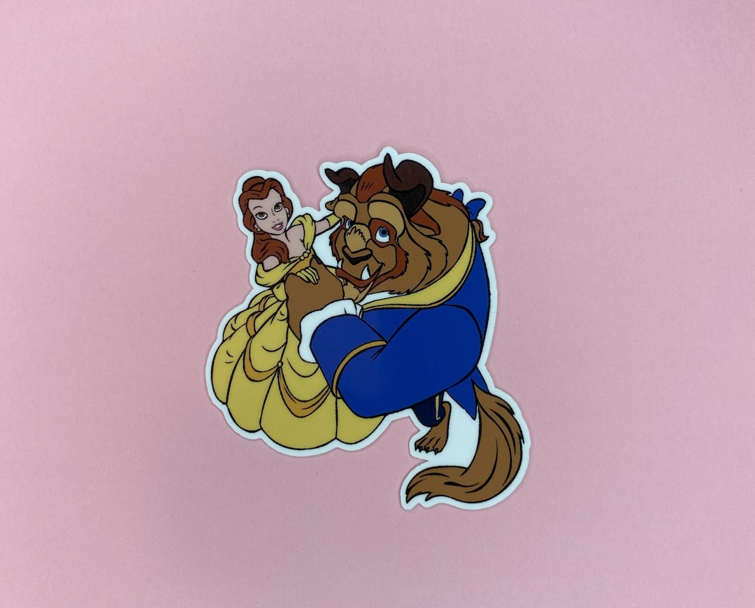 Belle Dancing With Beast Sticker Beauty and the Beast Sticker ...
