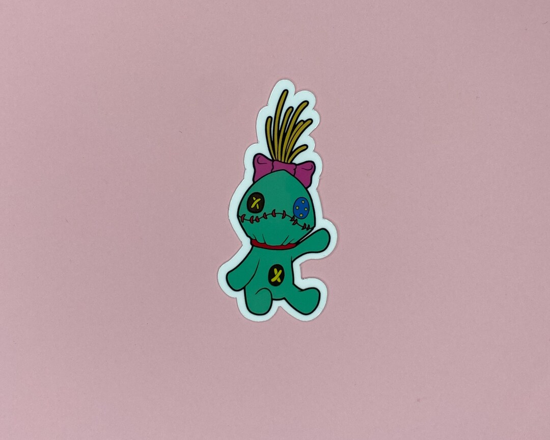 Scrump Sticker Lilo and Stitch Sticker Waterproof Vinyl Sticker - Etsy
