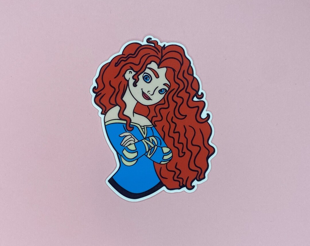 Merida Sticker Brave Sticker Waterproof Vinyl Sticker - Etsy
