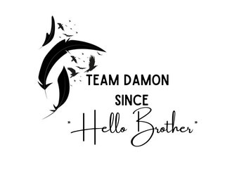 Team Damon Since 1864 Sublimation Download PNG Digital Art Hand Drawn ...