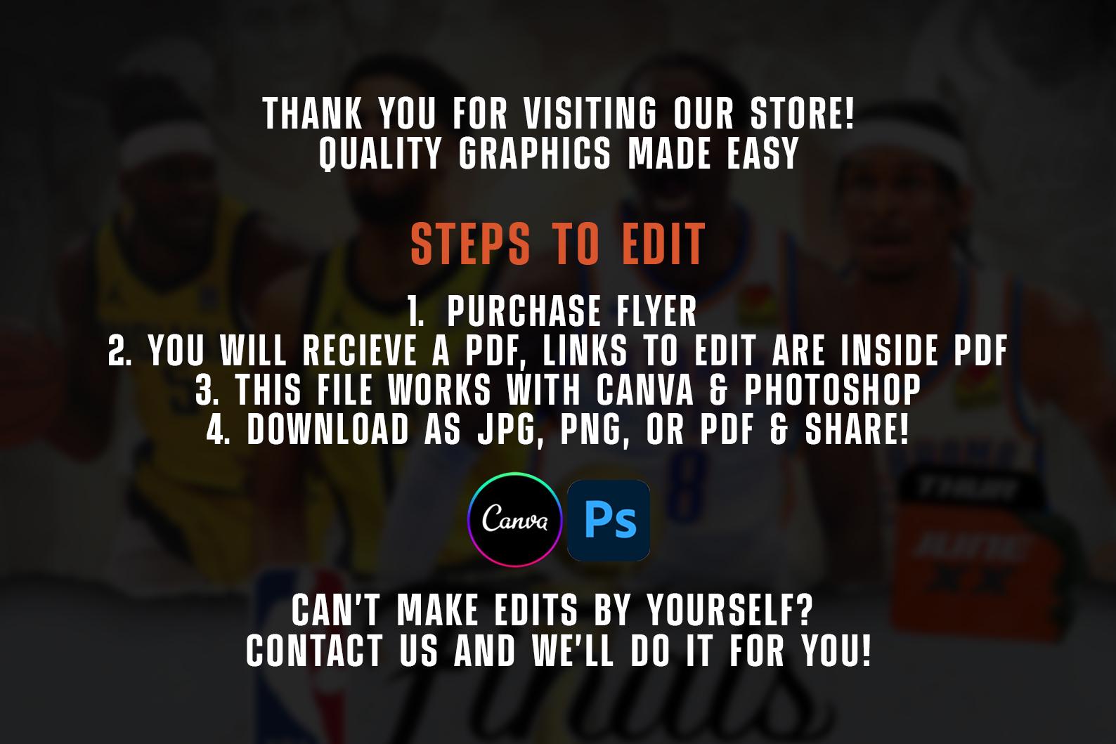 Nba Finals Flyer Canva Template, Easy Edit Watch Party Flyer, Watch ...