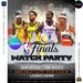 Nba Finals Flyer Canva Template, Easy Edit Watch Party Flyer, Watch ...