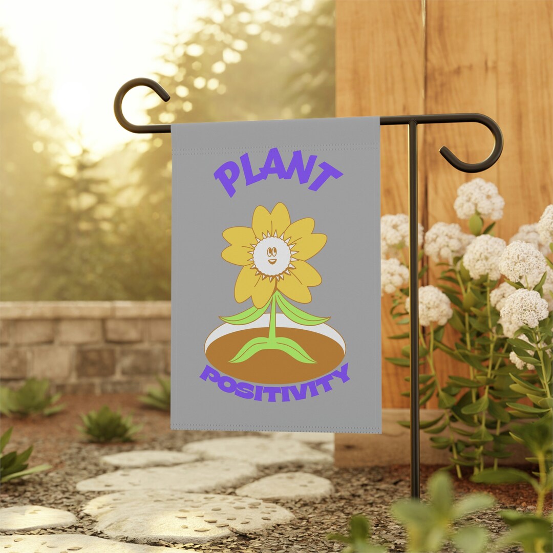 Plant Positivity Garden & House Banner - Etsy