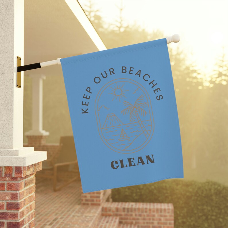 Clean Beaches Garden & House Banner - Etsy