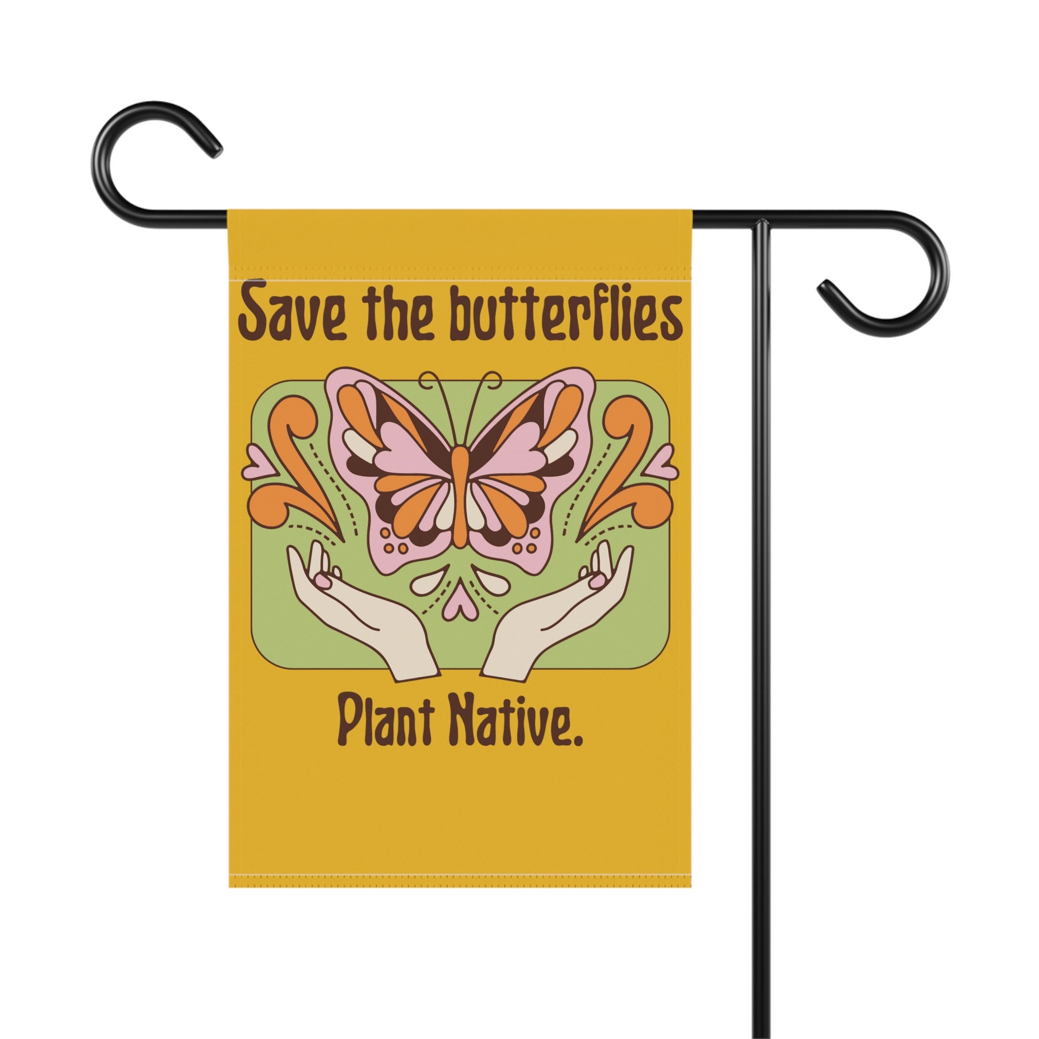 Plant Native Garden Banner - Etsy