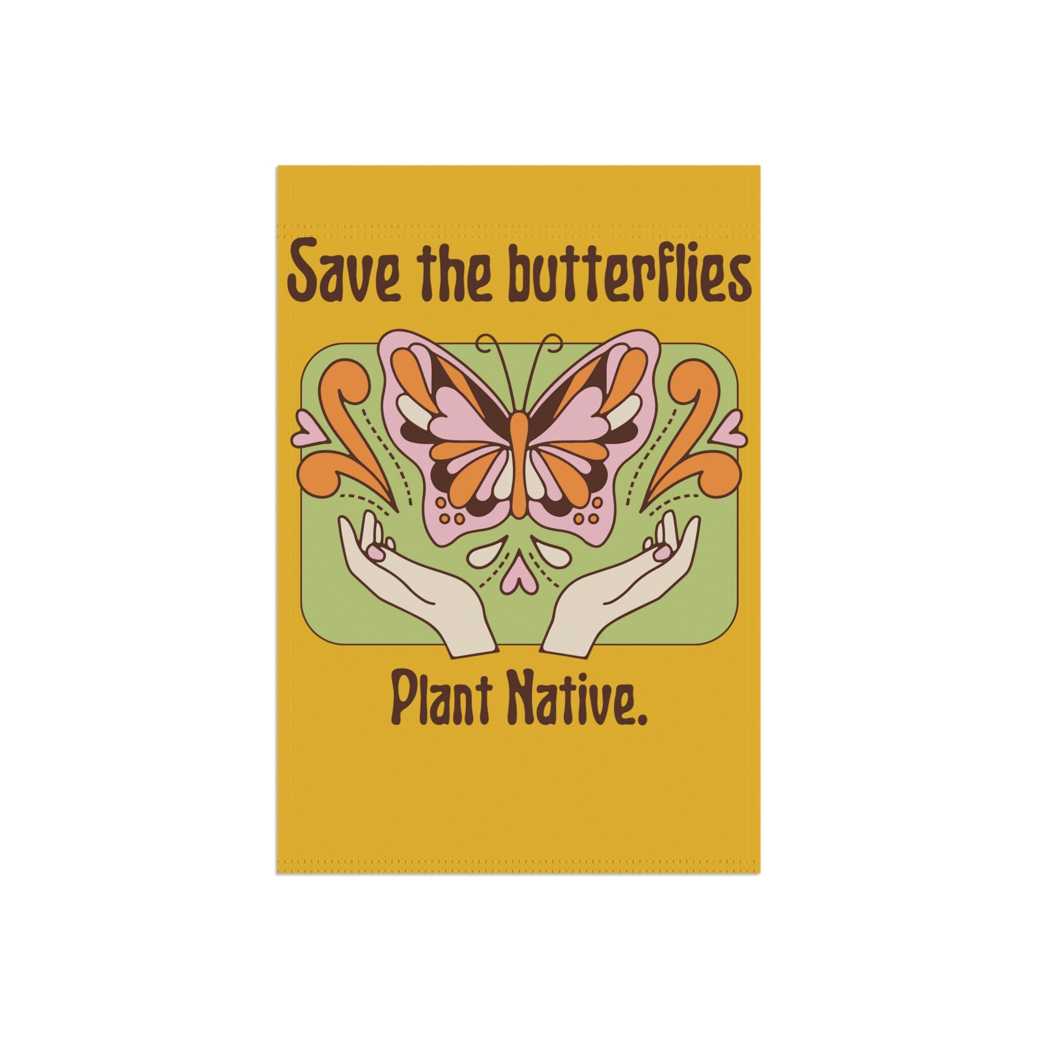 Plant Native Garden Banner - Etsy