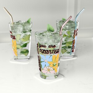 Bloom Pint Glass - Etsy