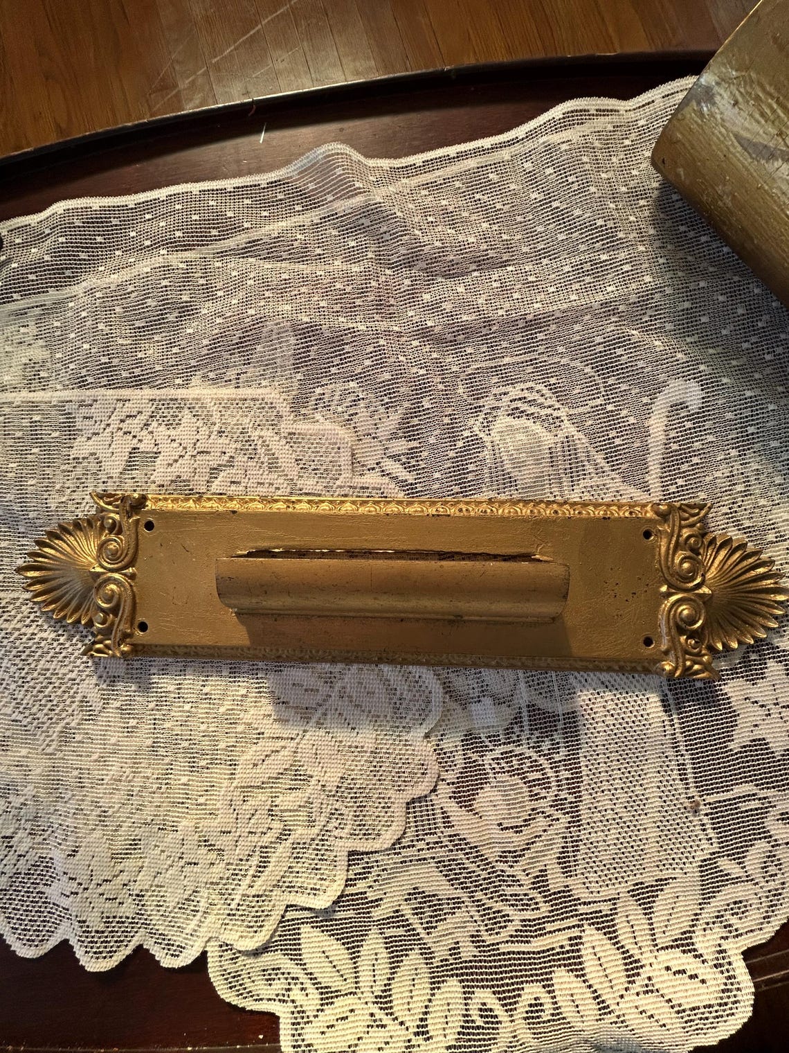Ornamental Antique Brass Letters Door Slot- Mail Slot- - Etsy