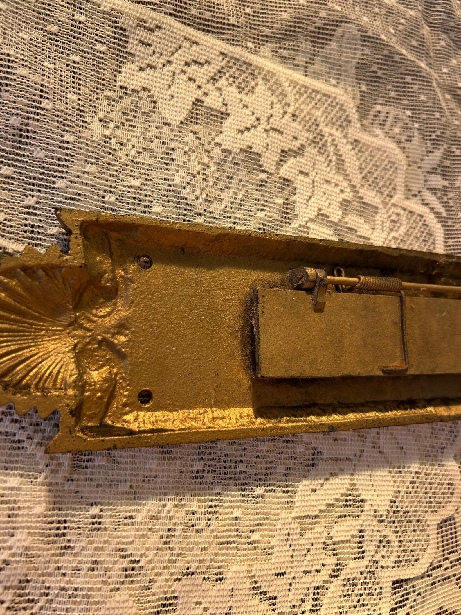 Ornamental Antique Brass Letters Door Slot- Mail Slot- - Etsy