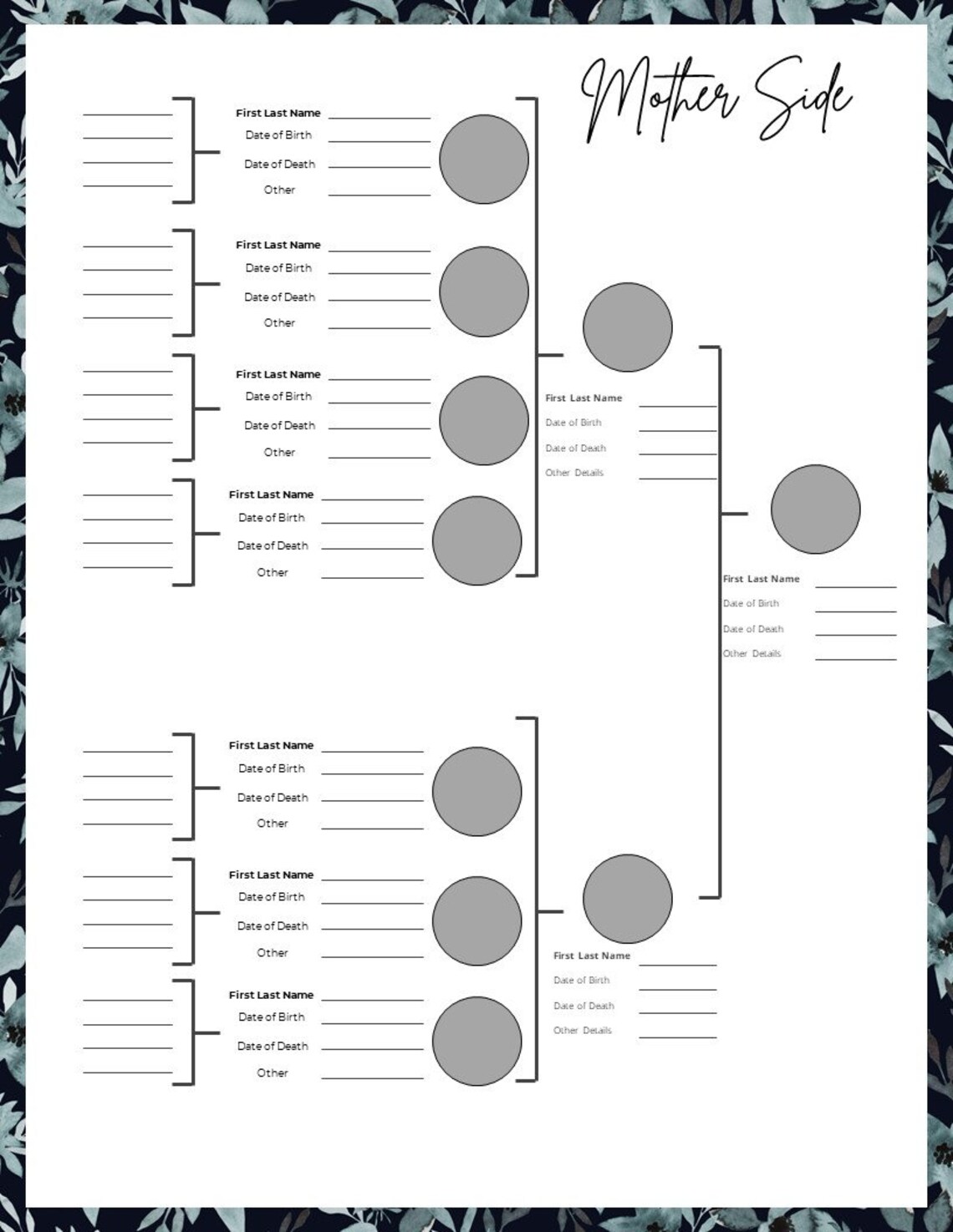 Family Tree Keepsake, Family Tree Journal Genealogy Keepsake - Etsy