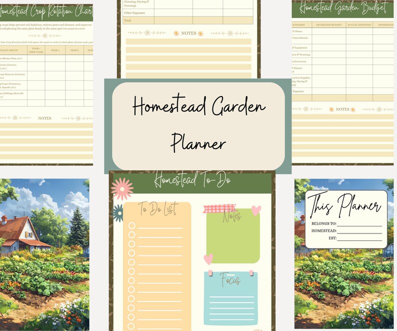 Homestead Garden Planner - Etsy