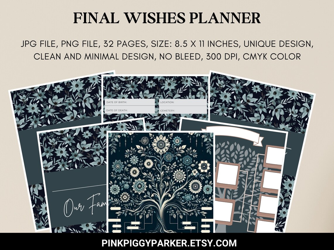 Family Tree Keepsake, Family Tree Journal Genealogy Keepsake, Family ...