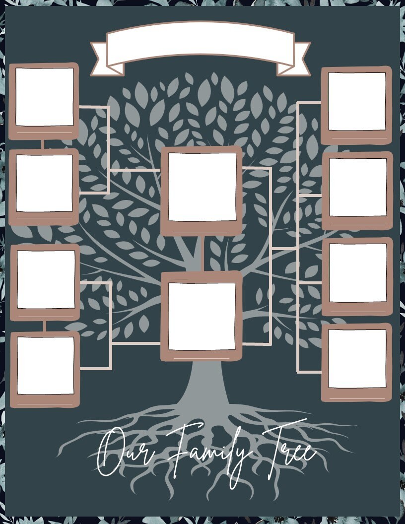 Family Tree Keepsake, Family Tree Journal Genealogy Keepsake - Etsy