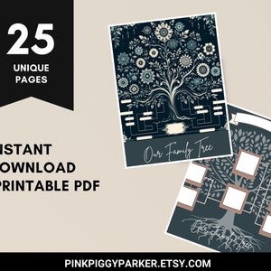 Family Tree Keepsake, Family Tree Journal Genealogy Keepsake, Family ...