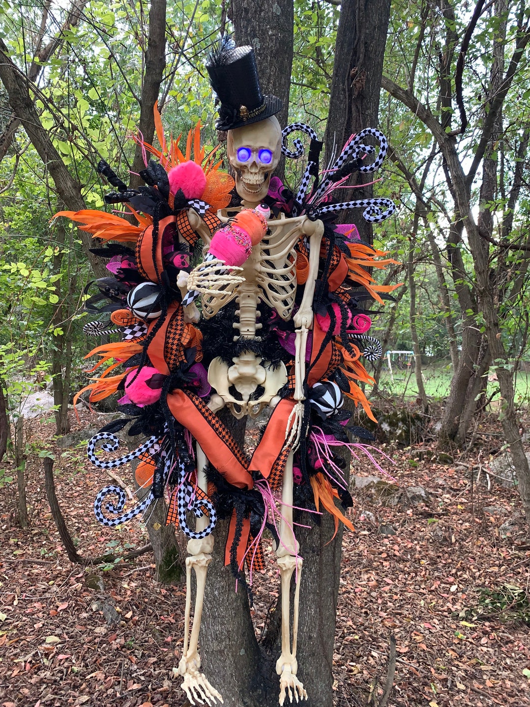 Halloween Life-size Skeleton Blinking Eyes Ice Cream Cone - Etsy