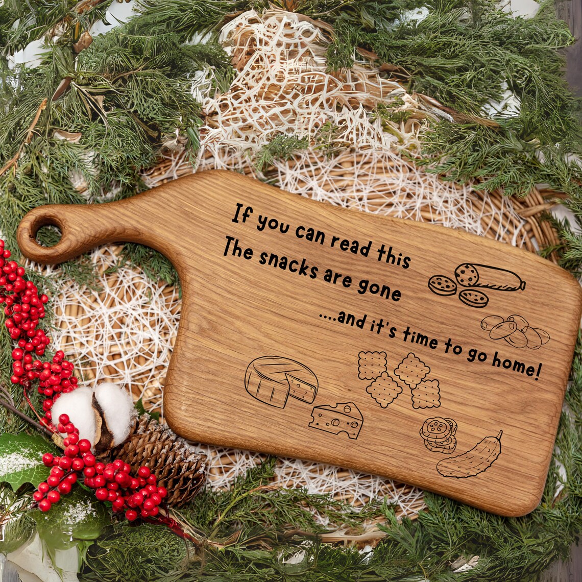 Funny Charcuterie Board SVG, Sarcastic Charcuterie Board SVG, White Elephant Gaga Gift, Cutting ...