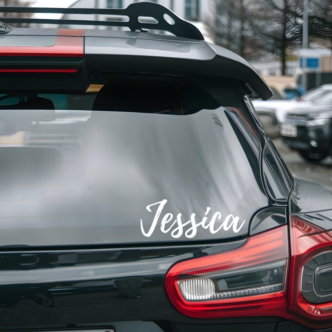 Custom Name Decal, Personalized Name Decal, Car Sticker, Car ...