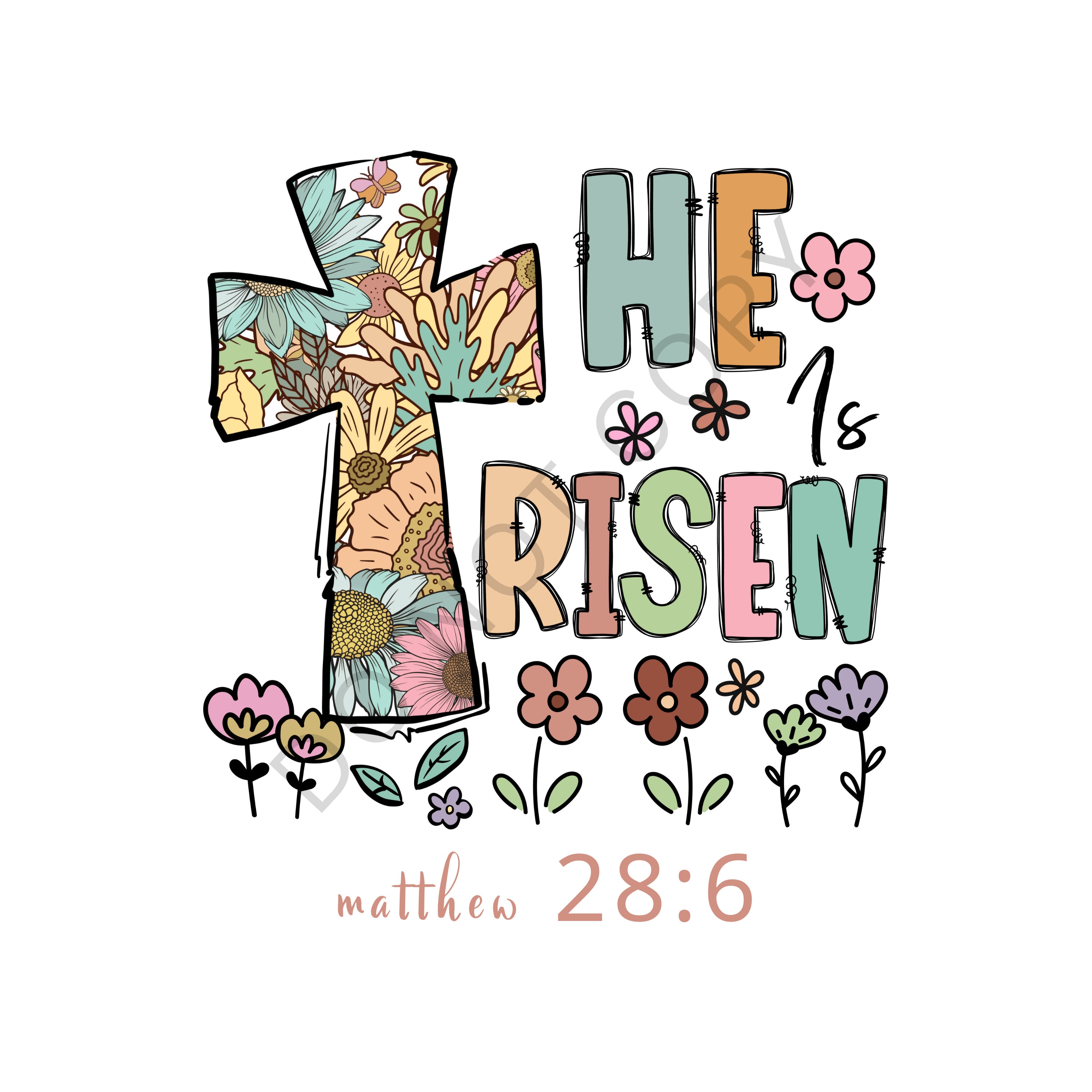 He is Risen PNG, Digital Easter, Religious Celebrations, - Etsy