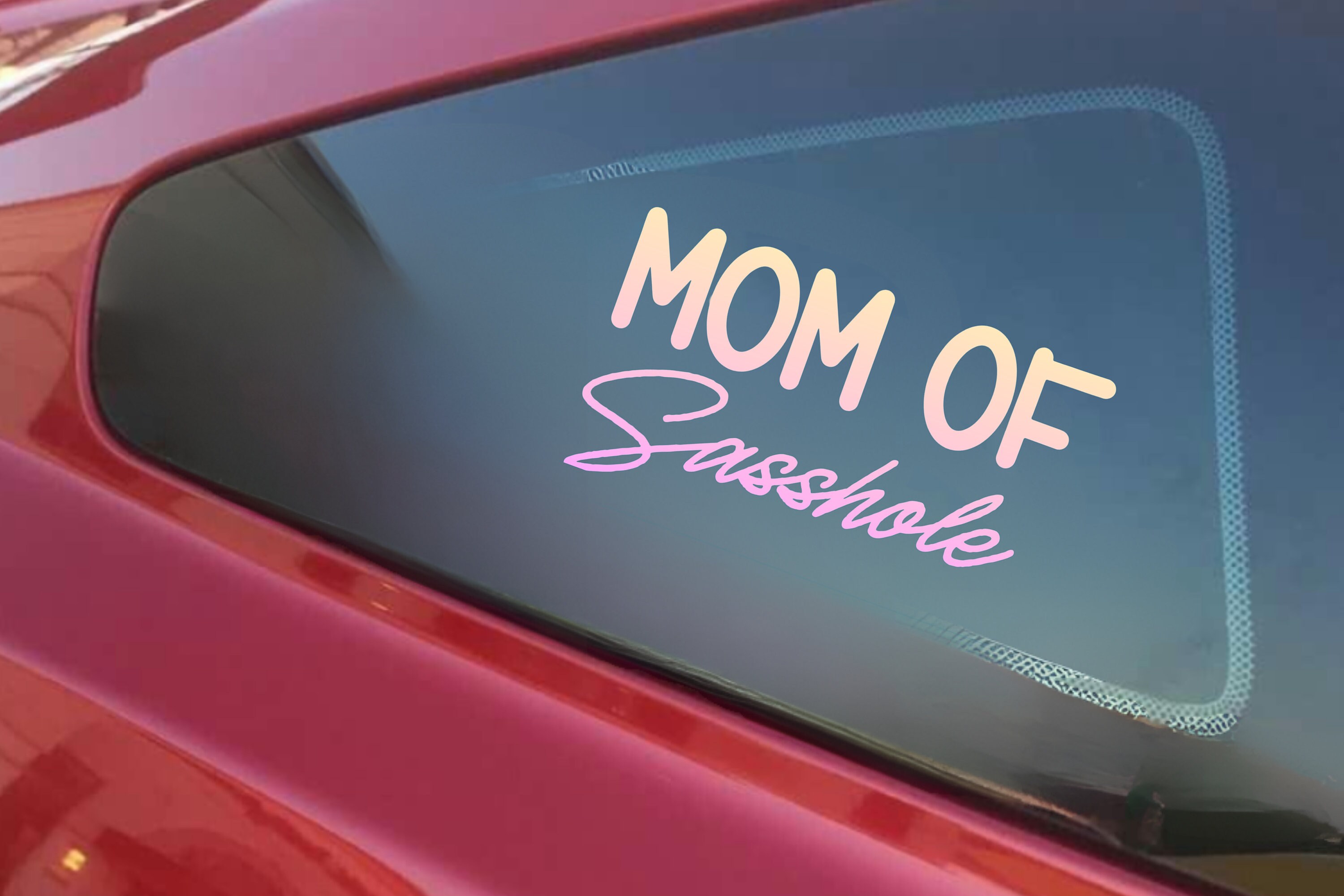 Mom of Sasshole, Mom of Asshloe SVG PNG, Car Decal, Funny Decal, Funny ...