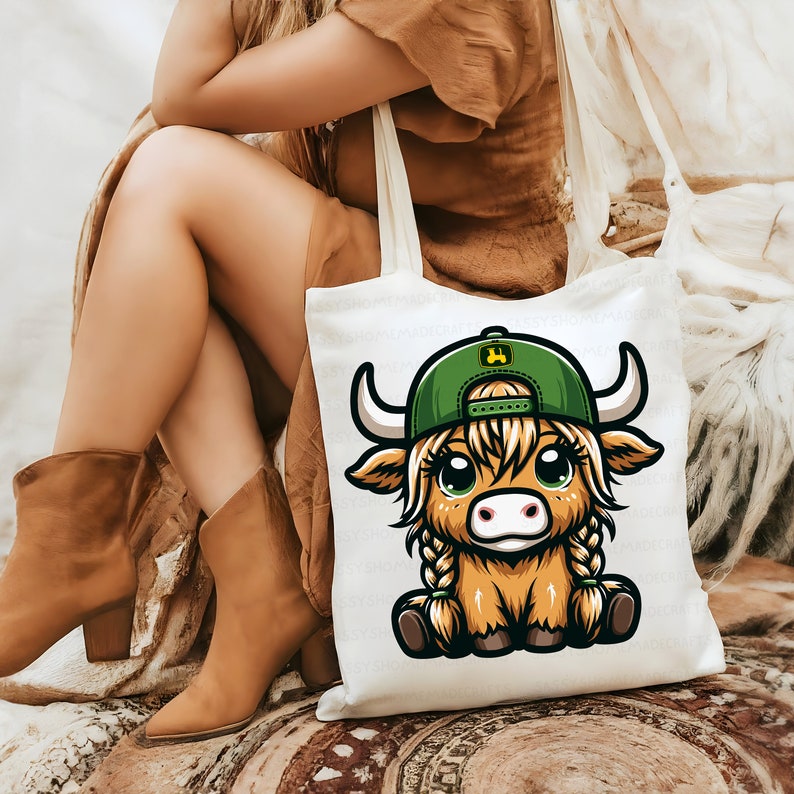 Country Cow Girl, Tractor Cow, Cow Girl, Cow Wearing Hat,tractor, Cow ...