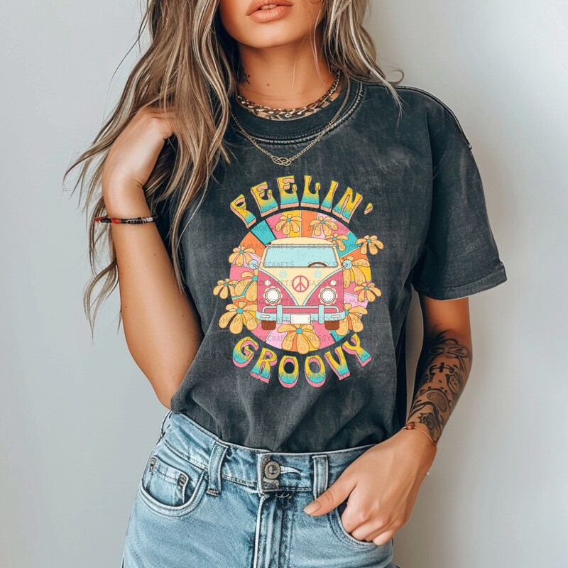 Hippie Van Svg - Etsy