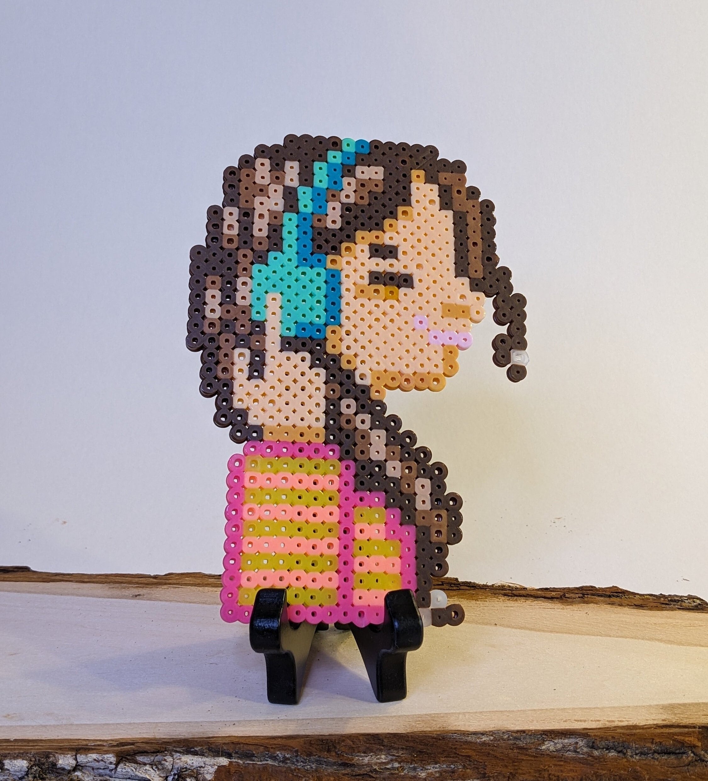 Music Girl Fuse Bead Art - Etsy