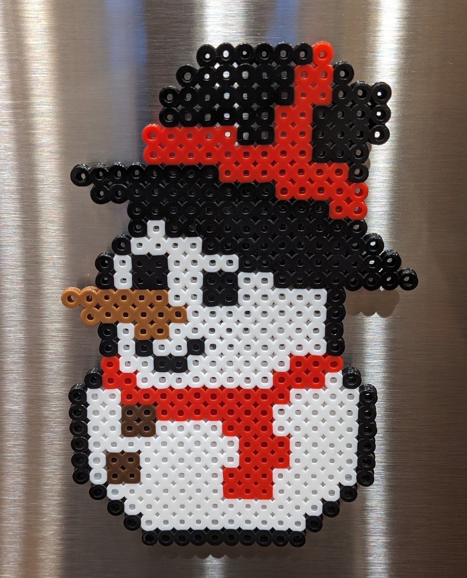 Snowman Fuse Bead Wall Art - Etsy