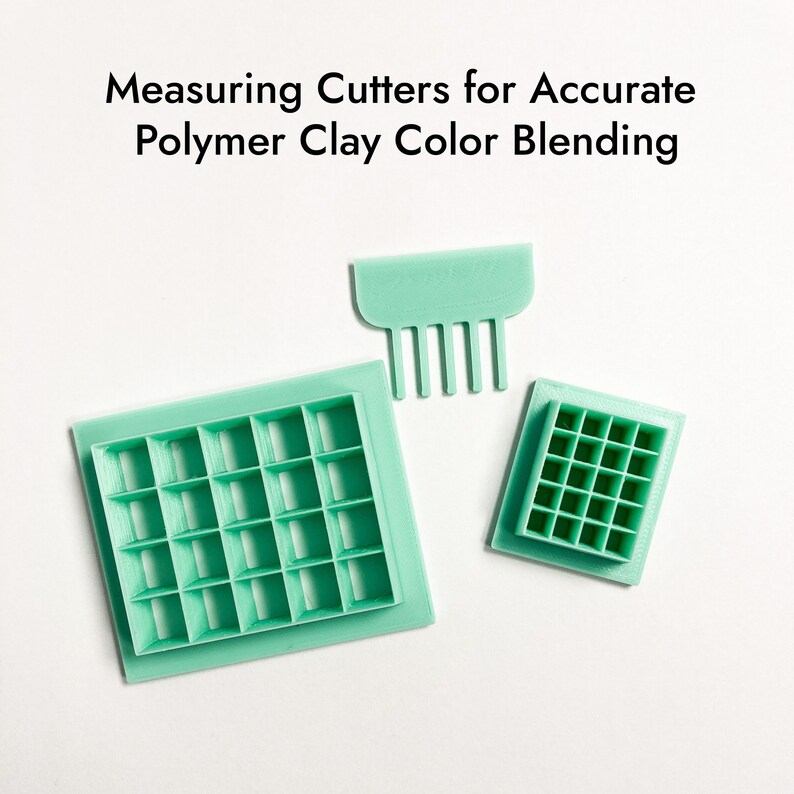 Clay Measuring Cutters for Precision Color Blending Designer - Etsy