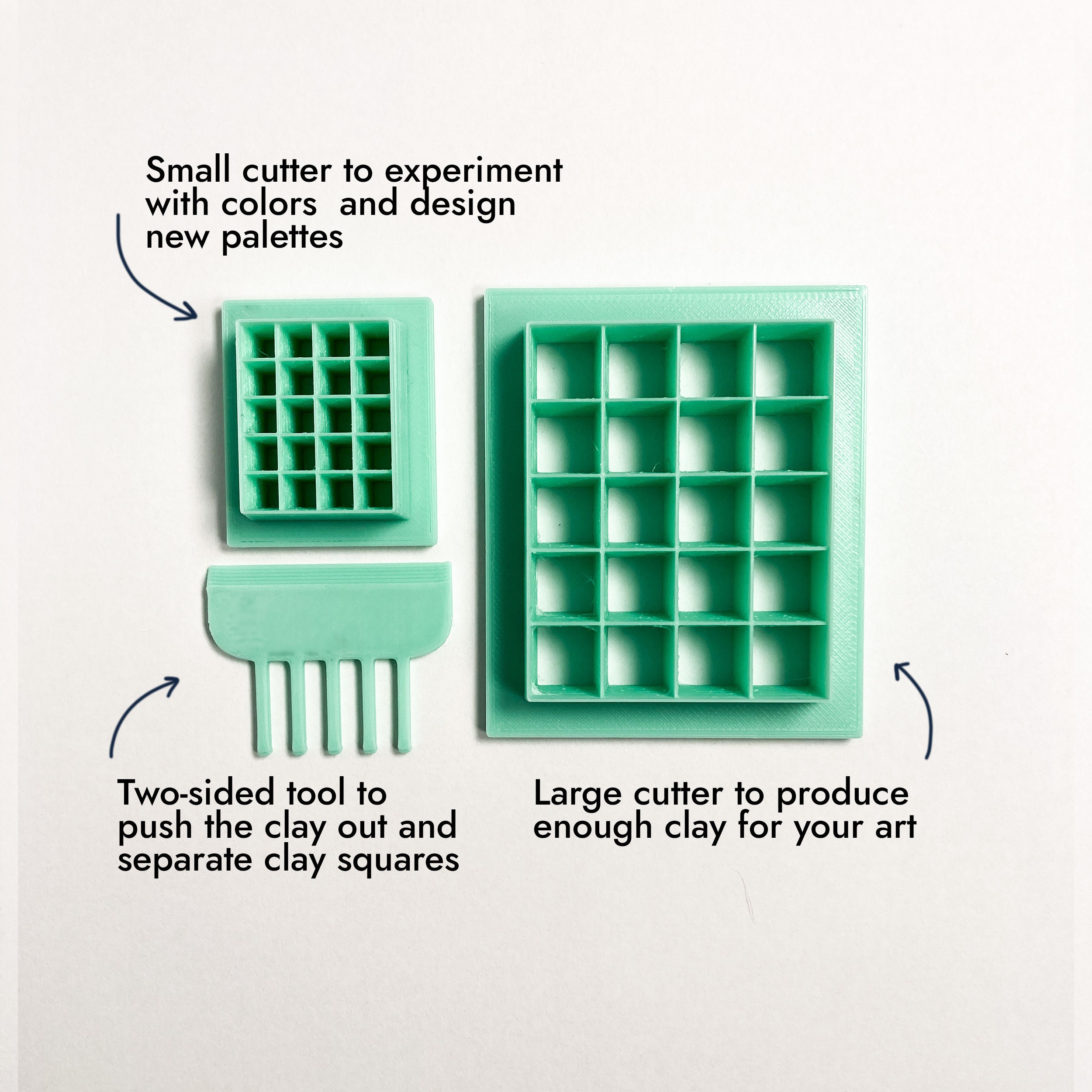 Clay Measuring Cutters for Precision Color Blending Designer - Etsy