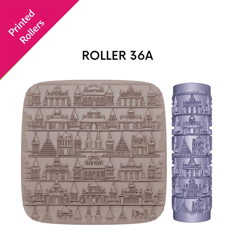 Cityscapes Texture Rollers, Town, Village, Bucolic, Physical Rollers, 2 ...