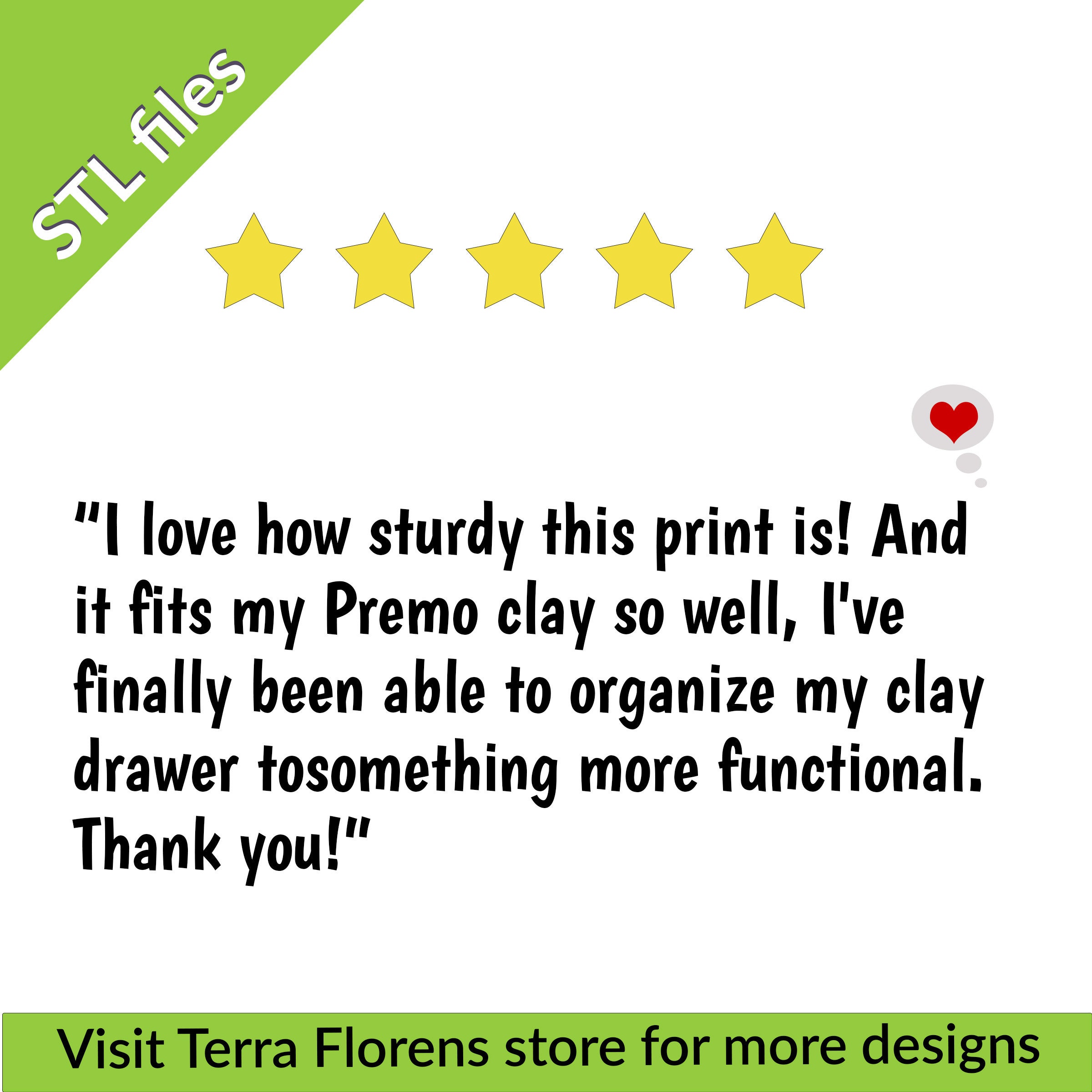 Polymer Clay Storage Boxes, Drawer Organizers, Art Studio Organization ...