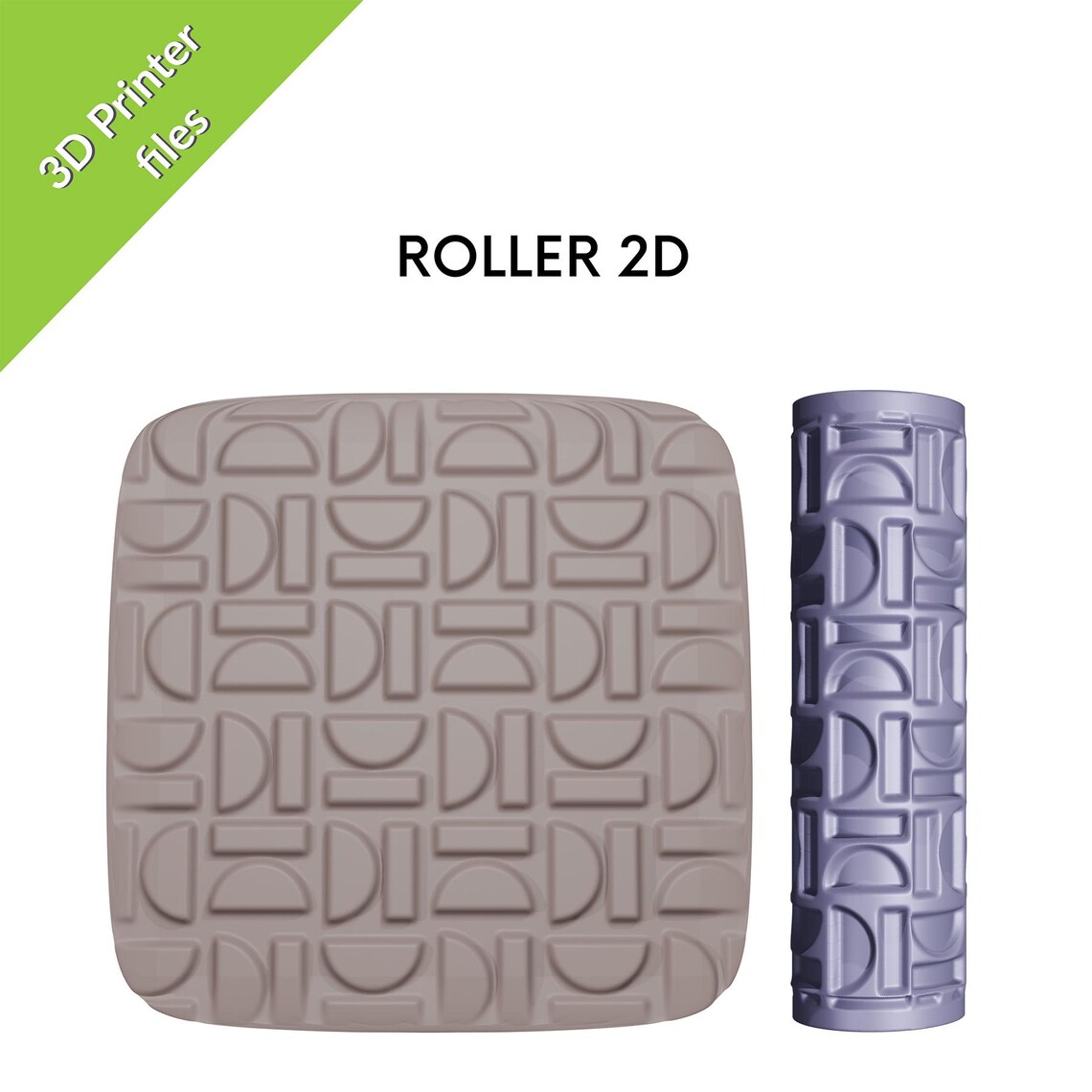 STL Texture Mini Rollers for Polymer Clay, Geometric and Honeycomb ...