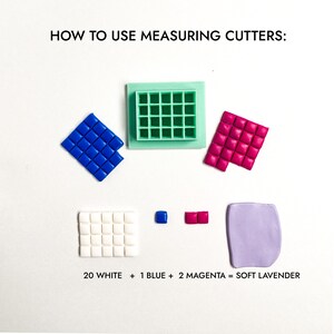 Clay Measuring Cutters for Precision Color Blending, Designer Palettes ...