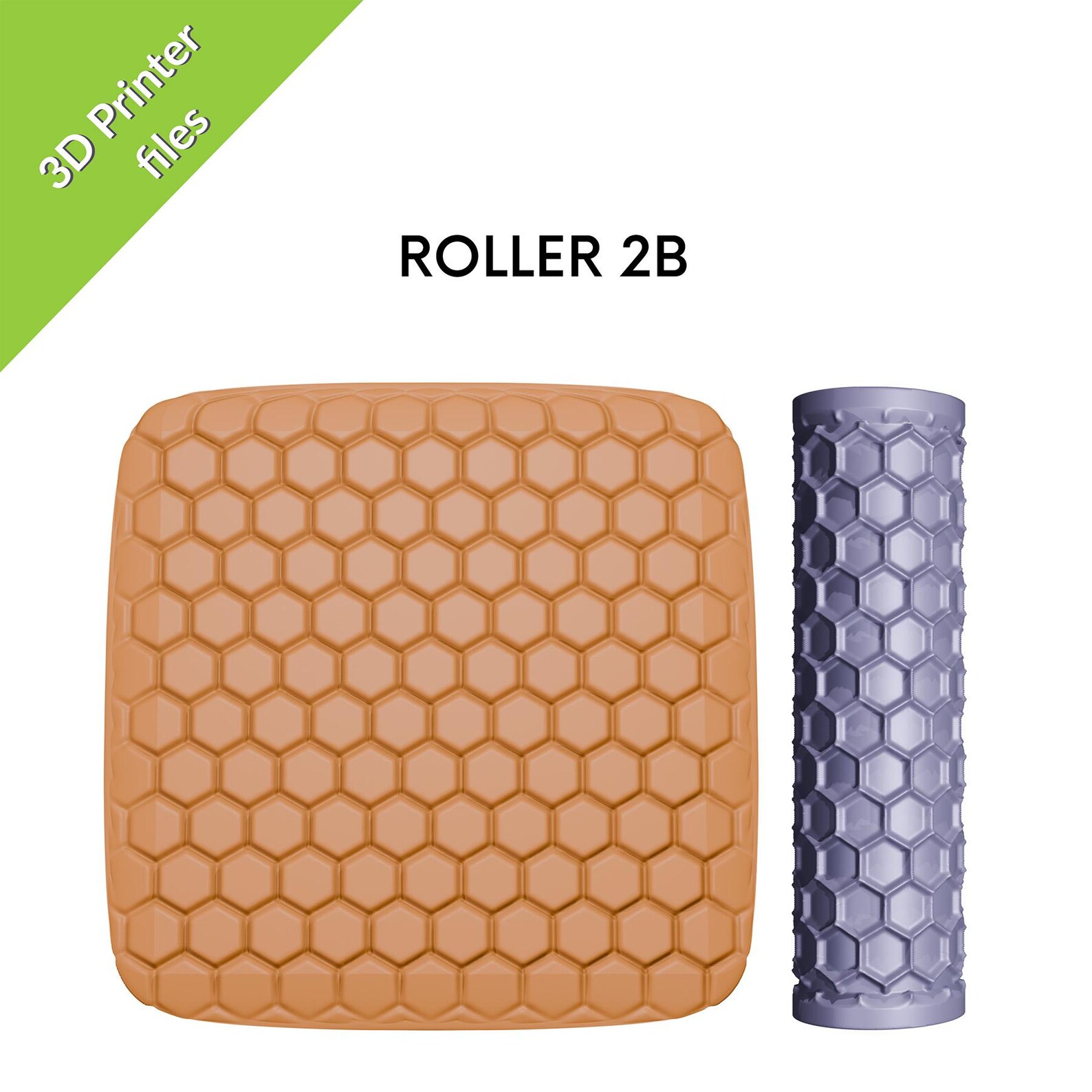 STL Texture Mini Rollers for Polymer Clay, Geometric and Honeycomb ...