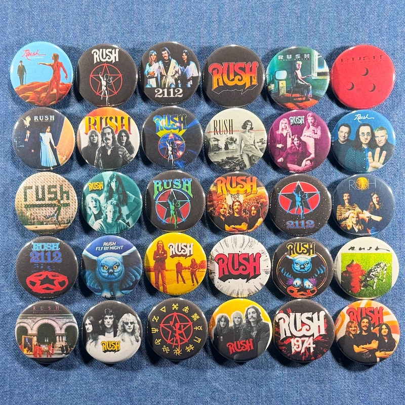 Classic Band Buttons - Etsy