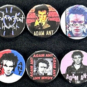 ADAM ANT 80's New Wave Music Pinback Button 1 Size - Etsy
