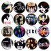THE CURE / Robert Smith Pinback Buttons 80's New Wave Post Punk Goth ...
