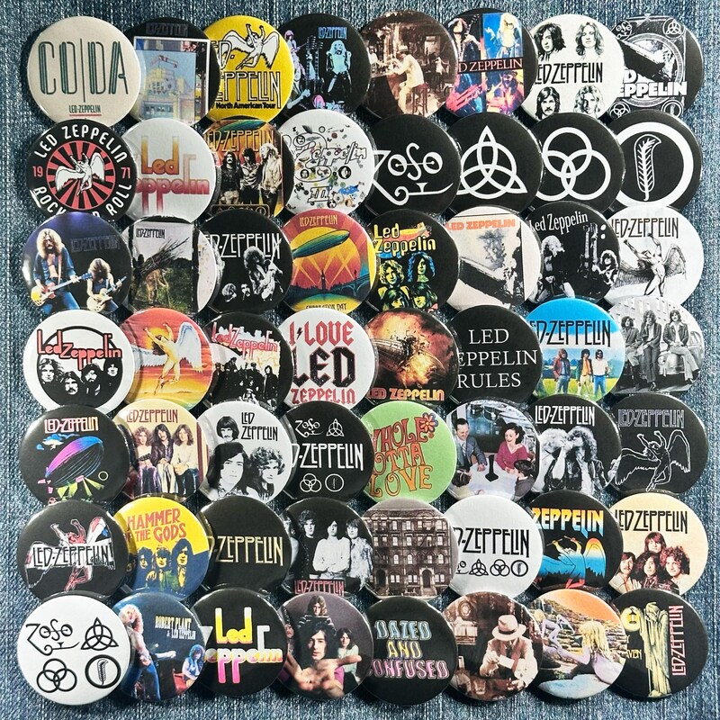 Led Zeppelin Pin - Etsy