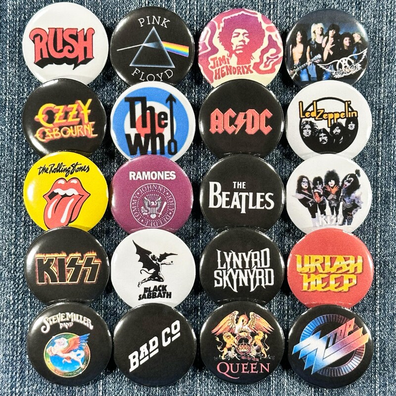 Band Pins - Etsy