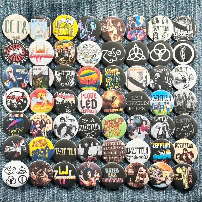 Led Zeppelin Pin - Etsy