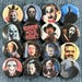 Horror Movie Halloween Pinback Buttons Set of 16 Pins, Monster Spooky ...