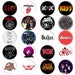 70's 80's Classic Rock Band 70's 80's Hard Rock Music Pinback Buttons ...