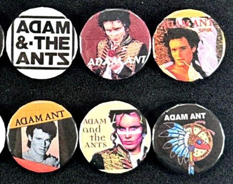 ADAM ANT 80's New Wave Music Pinback Button 1 Size - Etsy
